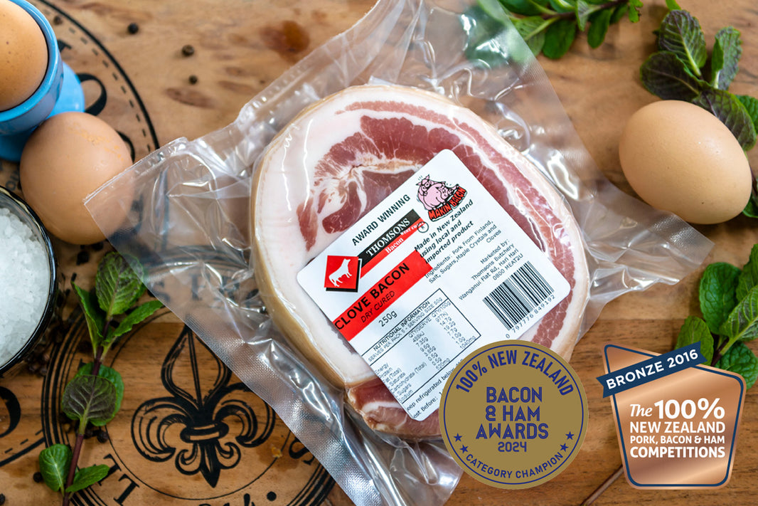 Thomsons Award Winning Butchery – Hari Hari Bacon & Sausages – Thomsons ...